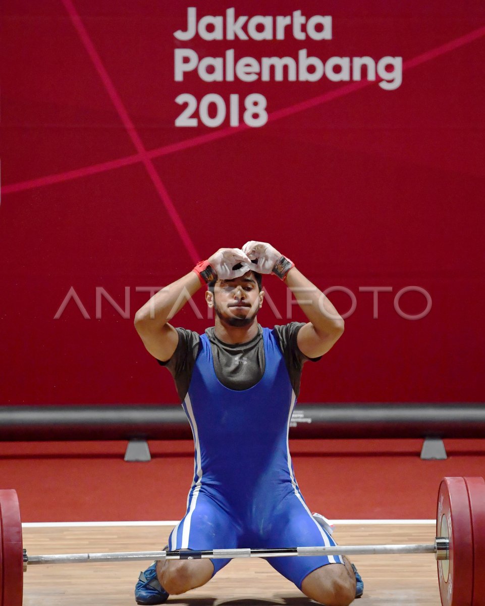 ANGKAT BESI PUTRA 77 KG | ANTARA Foto